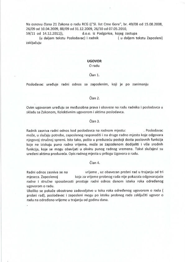 eRegulations Crna Gora